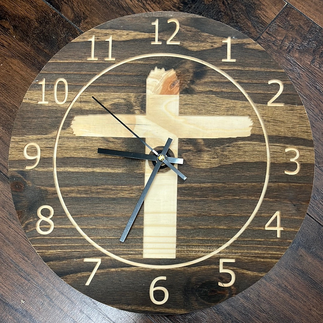 Cross Clock – SewChy Designs and More LLC