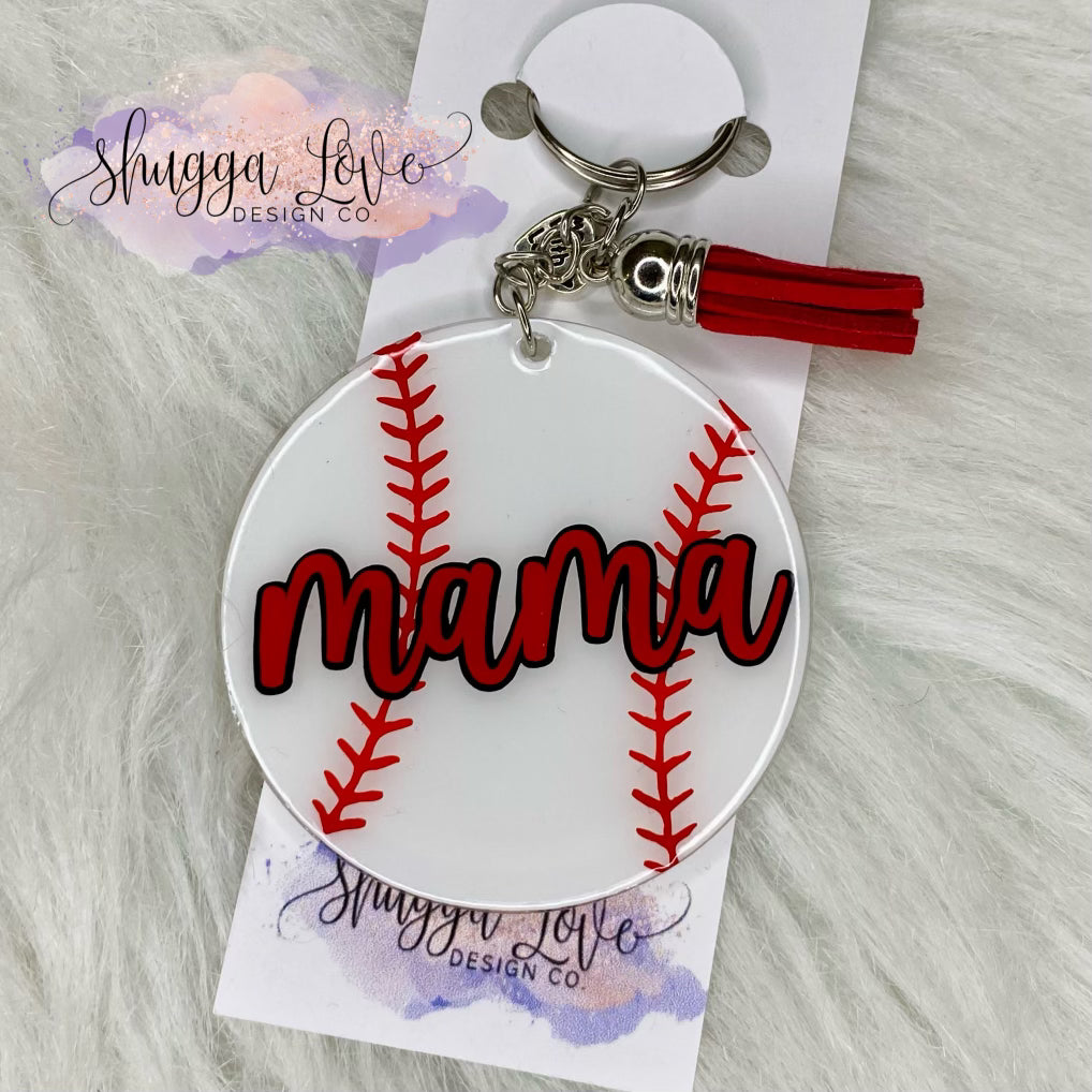 Ball Themed Keychain – SewChy Designs and More LLC