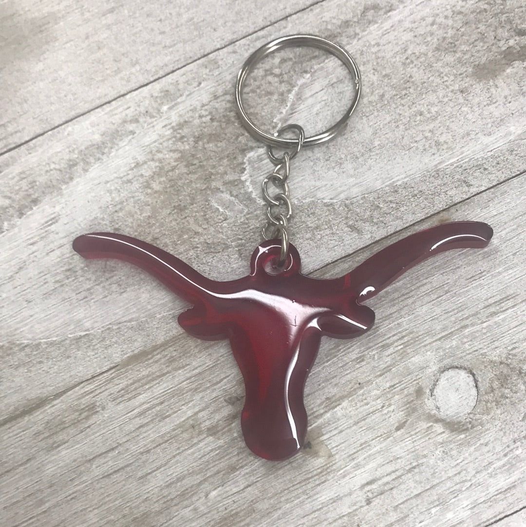 Longhorn Keychain – SewChy Designs and More LLC